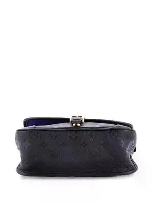 LOUIS VUITTON Monogram Empreinte Giant Diane Nm Shoulder Bag - Black
