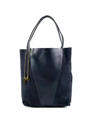 Chloé Spin Panelled Leather Tote Bag