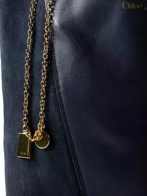 Chloé Spin Panelled Leather Tote Bag