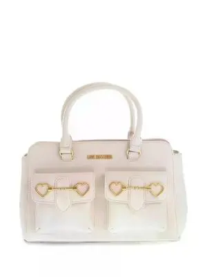 Moschino Heart-motif Pocket Tote Bag