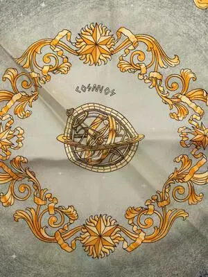 Hermès 1999-2007 Cosmos Square Silk Handkerchief