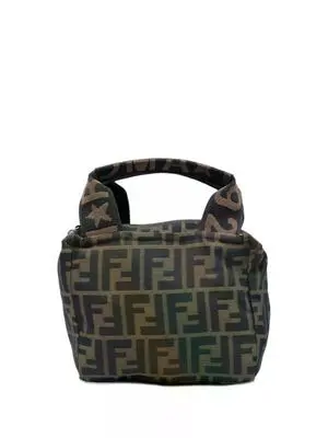 Fendi 20th Century Mini Zucca Canvas Handbag - Brown