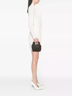 Fendi 20th Century Mini Zucca Canvas Handbag