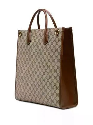 Gucci 2016-2026 Medium Gg Supreme Interlocking G Tote Satchel