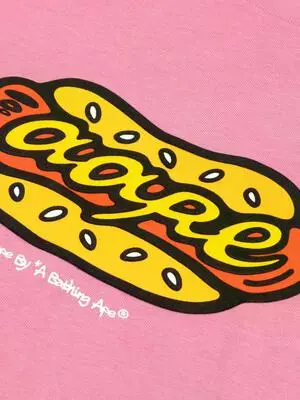AAPE BY *A BATHING APE Graphic-print Logo-patch T-shirt