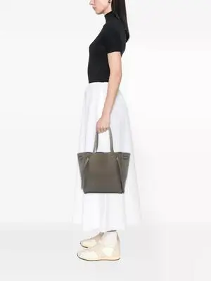 Celine 2018 Small Grained Calfskin Phantom Cabas Tote Bag - Brown