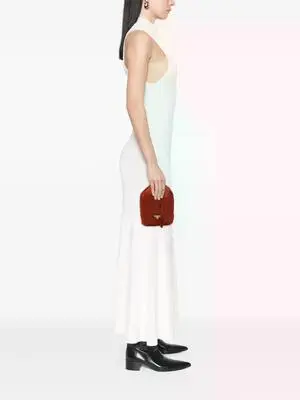 Prada 2000-2013 Tessuto Drawstring Pouch Bucket Bag
