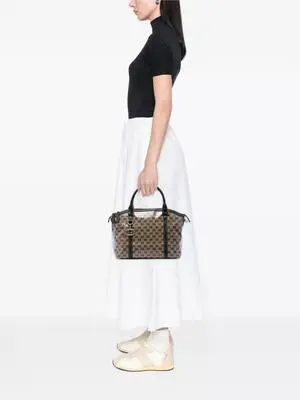 Gucci 2016-2026 Medium Gg Crystal Charm Dome Satchel