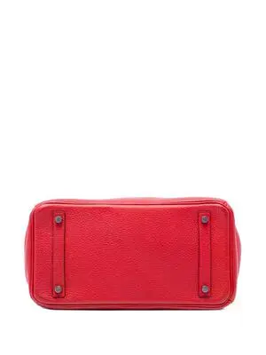 Hermès Togo Leather Birkin 30 Handbag - Red