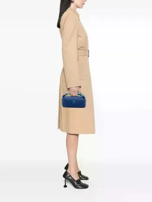 Hermès 2010-2026 Small Toile Bride A Brac Case Vanity Bag - Blue