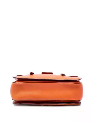 Miu Miu Goatskin Madras Flap Satchel