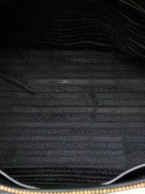 Prada Vitello Daino Zip Top Satchel