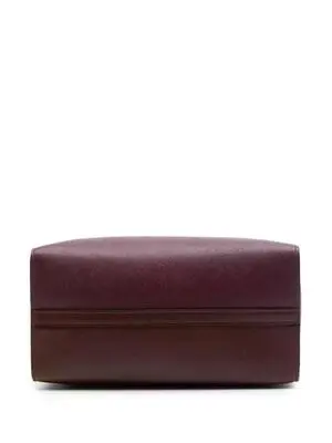 Prada Saffiano Greche Paradigme Bag Satchel - Red
