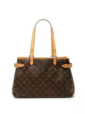 LOUIS VUITTON 2005 Monogram Batignolles Horizontal Tote Bag - Brown