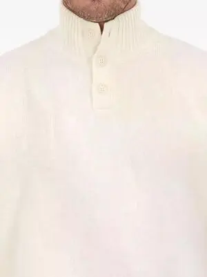 DANIELE FIESOLI Button-up High-neck Sweater