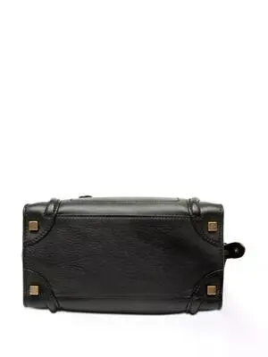 Celine 2012 Micro Smooth Calfskin Luggage Tote Bag