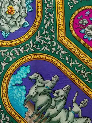 Hermès 2000-2020 Qalamdan Silk Scarf Scarves