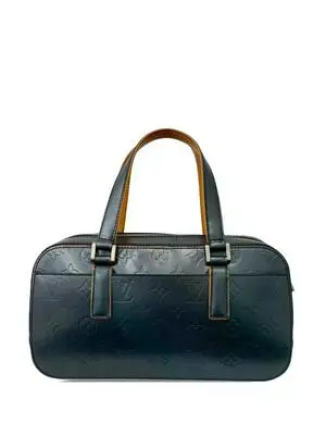 LOUIS VUITTON 2003 Monogram Mat Shelton Handbag - Blue