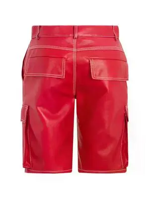 Philosophy Di Lorenzo Serafini Contrast Stitch Cargo Shorts