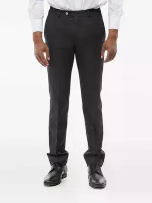 Corneliani Leader Virgin-wool Trousers - Grey