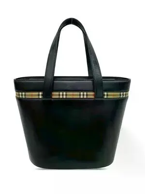 Burberry 2000-2010 Leather Handbag - Black