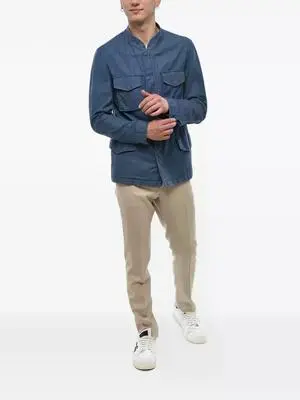 Corneliani Long-sleeved Utility Jacket - Blue