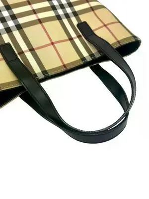 Burberry 2000-2017 House Check Canvas Tote Bag
