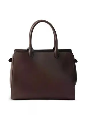 Prada Prelude Large Leather Handbag - Brown