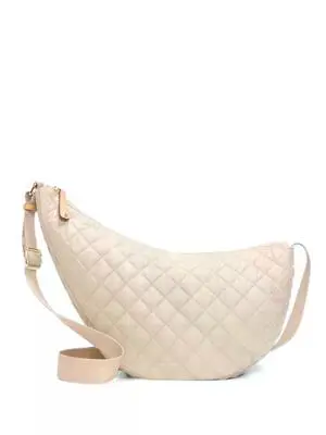 Mz Wallace Metro Smile Quilted Crossbody Bag - Neutrals