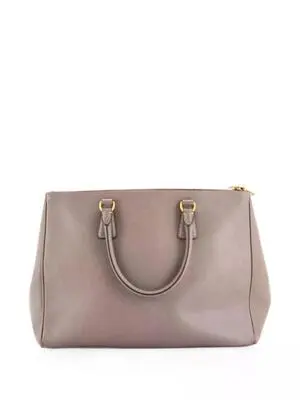 Prada Double Zip Lux Saffiano Leather Large Tote Bag