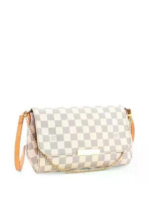 LOUIS VUITTON Favorite Handbag Damier Mm Crossbody Bag - White