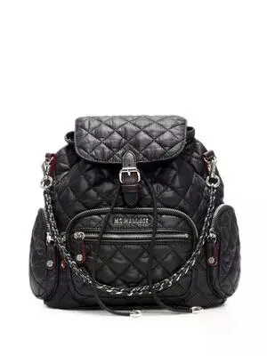 Mz Wallace Mini Crosby Quilted Backpack - Black