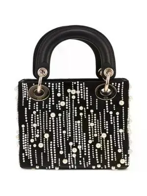 Dior Mini Lady Pearl-embroidered Shoulder Bag