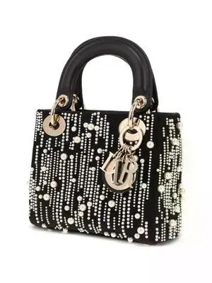Dior Mini Lady Pearl-embroidered Shoulder Bag