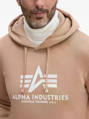 Alpha Industries Logo-print Drawstring Hoodie