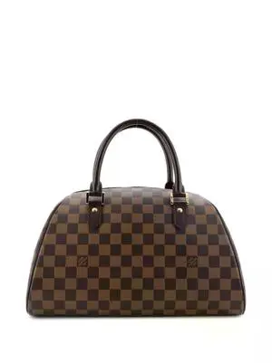 LOUIS VUITTON Damier Mm Ribera Handbag - Brown