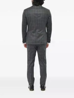 Corneliani Windowpane-pattern Suit