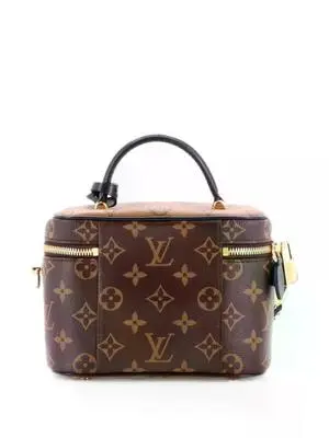 LOUIS VUITTON Vanity Handbag Reverse Monogram Canvas Pm Satchel