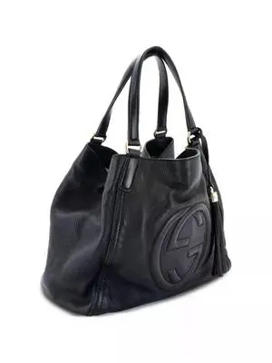 Gucci Soho Leather Medium Shoulder Bag - Black