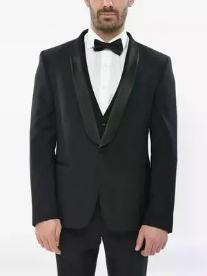 Corneliani Satin Shawl-lapel Blazer And Waistcoat Set