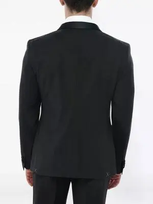 Corneliani Satin Shawl-lapel Blazer And Waistcoat Set
