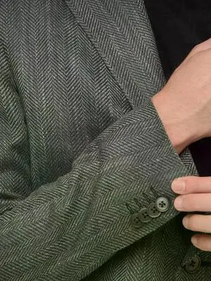 Corneliani Herringbone Peak-lapel Blazer