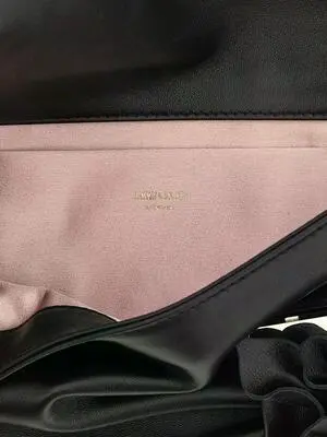 JIMMY CHOO Zandra Floral-appliqué Clutch Bag