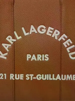 Karl Lagerfeld Rue St-guillaume Shearling Tote Bag