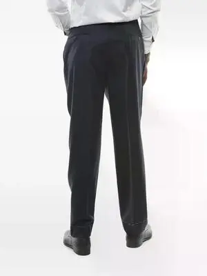 Corneliani Mantua Pleated Wool Trousers