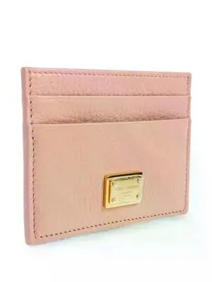 Dolce & Gabbana Calfskin Card Holder - Pink
