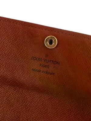 LOUIS VUITTON Sarah Wallet Monogram Canvas Small Wallets