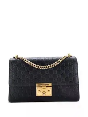 Gucci Padlock Gg Monogram Leather Shoulder Bag
