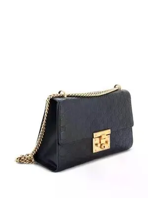 Gucci Padlock Gg Monogram Leather Shoulder Bag
