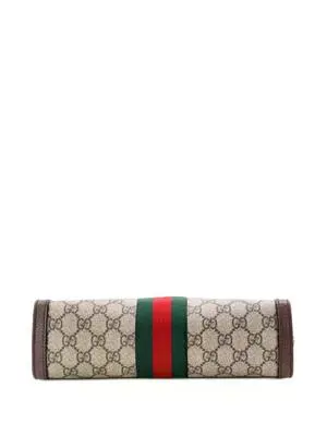 Gucci Ophidia Chain Shoulder Bag Gg Coated Canvas Small Crossbody Bag - Brown